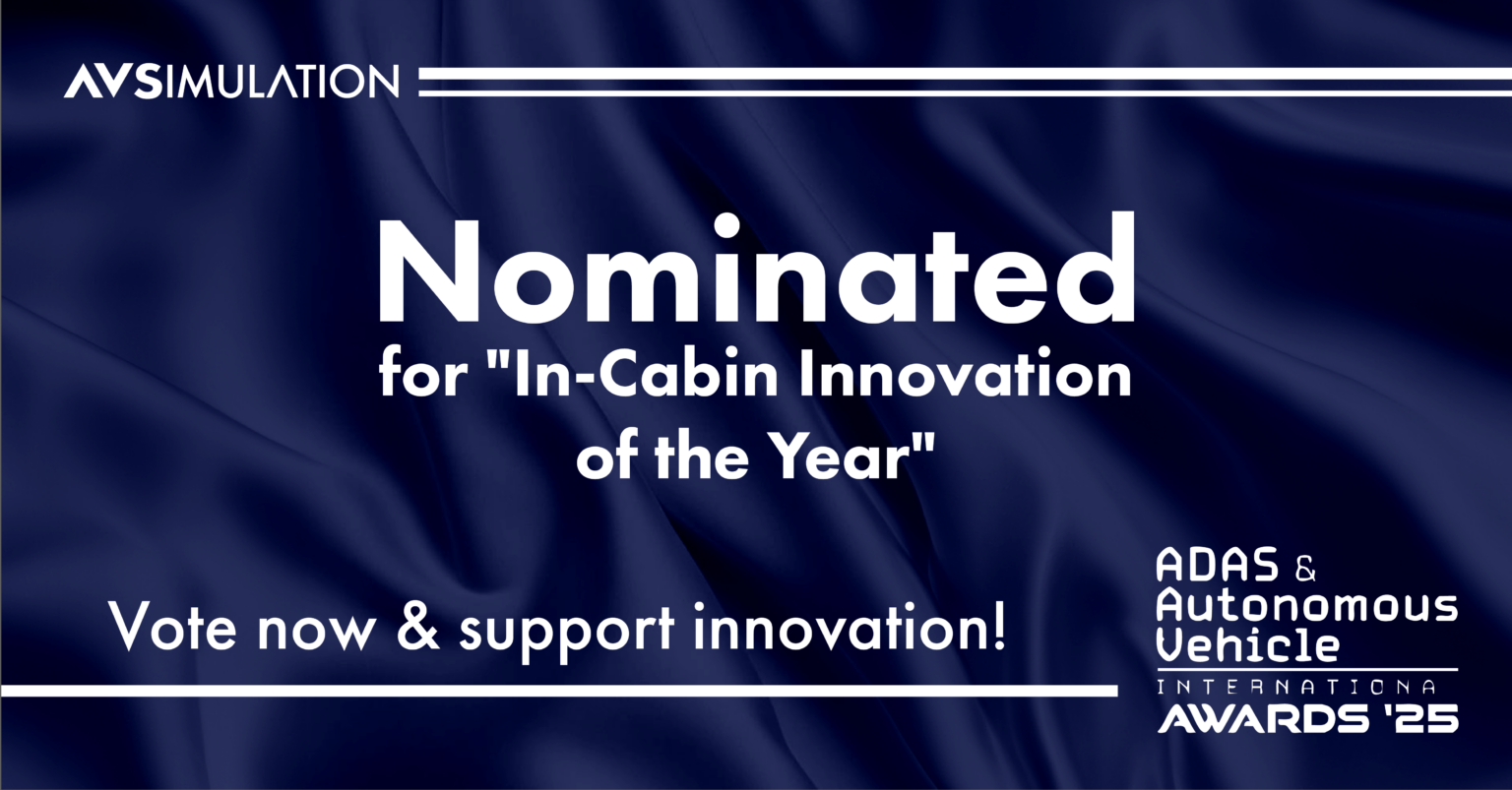 AVSimulation Nominated for the ADAS & Autonomous Vehicle International ...